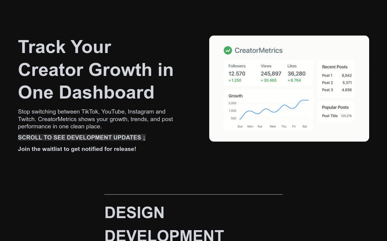 Creator Dashboard